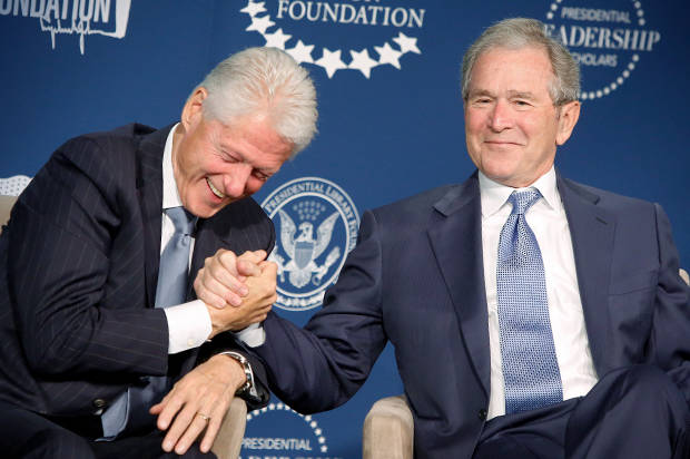 George Bush & Bill Clinton, Partners In Crime. – ThyBlackMan.com