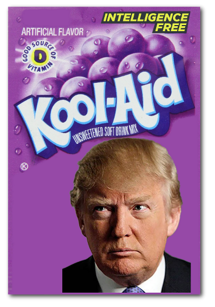 Donald Trump drinking the Kool-Aid after all. – ThyBlackMan.com
