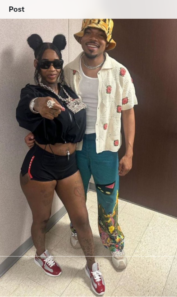 Sexyy Red and Chance The Rapper Spark Collaboration Rumors with Adorable Photos Together ...