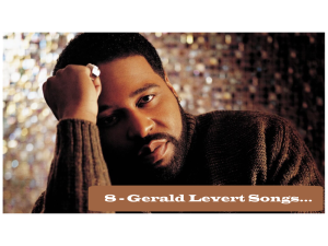 8 Gerald Levert Songs for Old School R&B Fans.